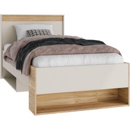 Stauraumbett FORTE, B:100cm H:96,3cm L:210,8cm, beige, Kinderzimmer, Betten, inklusive Schubkasten, in 2 Gr&ouml;&szlig;en erh&auml;ltlich
