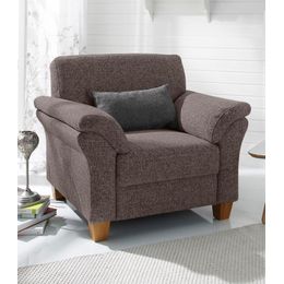 Sessel OTTO HOME, B:101cm H:87cm T:88cm, braun, Struktur (100% Polyester);Luxus-Microfaser ALTARA NUBUCK (100% Polyester);MELROSE(100%