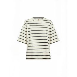 soyaconcept Damen Kurzarmhemd "Soya Concept T-shirt SC-GERTA", schwarz-wei&szlig;, Gr. M, Obermaterial: 100% Baumwolle, Hemden