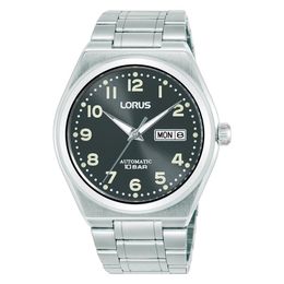 Lorus Herren Automatikuhr, silber, Armbanduhren, Armbanduhr, Damenuhr, Herrenuhr, Mechanische Uhr, Edelstahlarmband