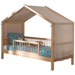 Hausbett Vipack, B:97,5cm H:170cm L:207,5cm, beige, Betten, "Forrest mit hochwertiger und stabiler Verarbeitung, Made in Europe", wahlweise ohne oder