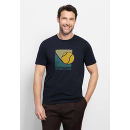 OLYMP Herren T-Shirt "OLYMP Casual Wirk, T-Shirt", schwarz, Gr. XL, 100% Baumwolle, Shirts