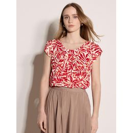 Apricot Damen T-Shirt "Oberteil", rot, Gr. 42, bedruckt, gewebt, Obermaterial: 100% Viskose LENZING ECOVERO CV LenzEcov., Blusen
