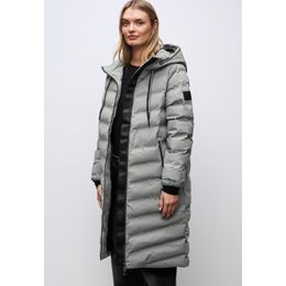 Street One Damen Outdoorjacke, grau, Gr. 44, unifarben, Stoff, Obermaterial: 100% Polyester. Futter: 100% Nylon. F&uuml;llung: 100% Polyester, Jacken, mit