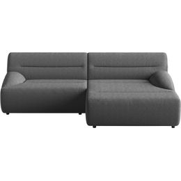 Sit & More Ecksofa SIT & MORE, B:260cm H:80cm T:162cm, grau, 95% Polyester, 9% Polyamid, Wohnzimmer, Sofas, "Scrabble", Modernes Design in verschiedenen