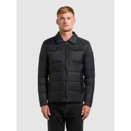 Khujo Herren Steppjacke "CALZONE", schwarz, Gr. M, unifarben, Web, 100% Nylon, Jacken