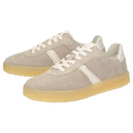 Sioux Damen Sneaker "Tedroso-DA-707", Gr. 42, grau, Obermaterial: 50% Kalbsveloursleder CAVL. 50% Lammnappaleder LANA. 100% Gummi rubber., Schuhe