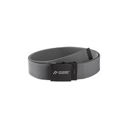 Maier Sports Damen Synthetikg&uuml;rtel "Tech Belt", grau, Gr. 1, Kunstfaser, G&uuml;rtel, G&uuml;rtel mit elastischem Gurtband, stufenlos verstellbar