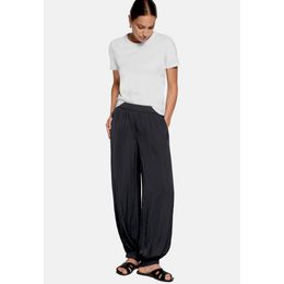 Zero Damen Schlupfhose "Damen mit elastischem Bund"schwarz beauty, Gr. 36, Obermaterial: 100% Polyester, Hosen, Material