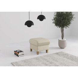 Polsterhocker OTTO HOME, B:58cm H:48cm T:58cm, beige, 100% Polyester, Hocker, "Glendale", mit Stauraum