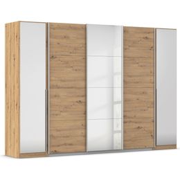 Schwebet&uuml;renschrank OTTO HOME, B:301cm H:210cm T:62cm, braun, Holzwerkstoff, Schr&auml;nke, "Dreh-/Schwebet&uuml;renschrank Kleiderschrank Familie, Agordo"