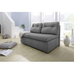 Jockenh&ouml;fer Schlafsofa, B:130cm T:85cm, grau, JOCKENH&Ouml;FER GRUPPE, Microfaser (100% Polyester), Jugendzimmer, Sofas, "Torben, B: 130 cm, Liegefl. 126x191 cm", mit