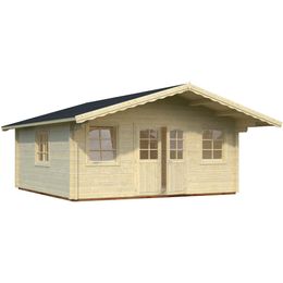 Gartenhaus Palmako, beige, Massivholz, Gartenh&auml;user, "Helena", 24,6 qm