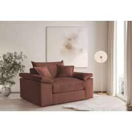 XXL-Sessel OTTO HOME, B:151cm H:93cm T:123cm, braun, 100% Polyester, Sessel, "Soft&Cosy, B: 151 cm - OTTO. Verl&auml;ssliche Qualit&auml;t.", Mega-Sessel, Cord