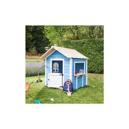 Home Deluxe Spielhaus DER GROSSE PALAST - 106 x 111 cm Blau ohne Bank