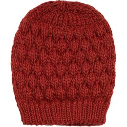 styleBREAKER Damen Strickm&uuml;tze "Strickm&uuml;tze mit Bubblemuster", braun, Modisch, M&uuml;tzen