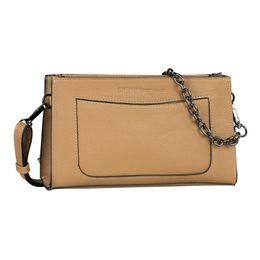 Damen Umh&auml;ngetasche "Lennon", Tom Tailor Denim, beige, Lederimitat, clean, gepflegt, unifarben, Taschen, Damen Schultertasche, Handtasche mit