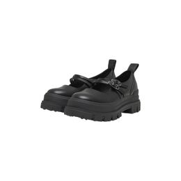 Buffalo Damen Sneaker "Buffalo ASPHA BALLERINA SP", Gr. 39, schwarz, Polyurethan, unifarben, Schuhe