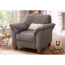 Sessel OTTO HOME, B:101cm H:87cm T:88cm, grau, Struktur (100% Polyester);Luxus-Microfaser ALTARA NUBUCK (100% Polyester);MELROSE(100%