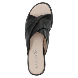 Caprice Leder-Pantoletten in Schwarz - 31% | Gr&ouml;&szlig;e 36 | Damen-pantoletten