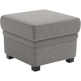 Sit & More Polsterhocker SIT & MORE, B:58cm H:45cm T:58cmgrau, 100% Polyester, Hocker, "Savona, B: 58 cm", individuell zu kombinieren