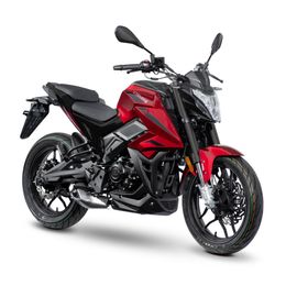 CYCLONE Motorrad "Batllo5, 125, E5+, Naked", ohne Topcase, 95 km/h, rot, Motorroller, 11 kW, 15 PS, ABS, 125er Naked, digitales Cockpit