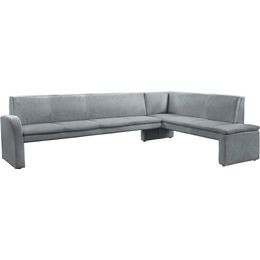 Eckbank, B:265cm H:88cm T:196cm, grau, exxpo - SOFA FASHION, Webstoff fein (Zusammensetzung: 95% PES, 10 NY), Esszimmer, Sitzb&auml;nke, "Cortado, elegant