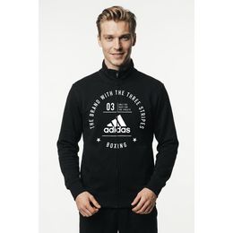 Sweatjacke "Community Jacket &ldquo;Boxing&rdquo;", S, schwarz-wei&szlig;, adidas Performance, Sweatjacken