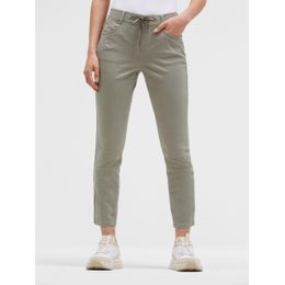 SOCCX Damen Comfort-fit-Jeans, beige, Gr. 28, unifarben, Denim/Jeans, Material: 92% Baumwolle, 5% Elastomultiester, 3% Elasthan, Jeans, mit normaler
