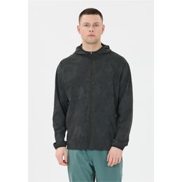 Endurance Herren Outdoorjacke "Braylen", grau, Gr. M, bedruckt, 80% Polyester, 20% Elasthan, Jacken, mit reflektierenden Details