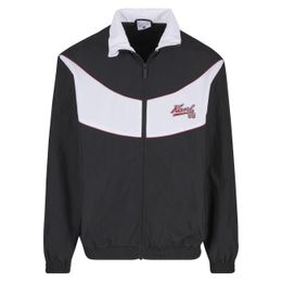 Karl Kani Damen Trainingsjacke "Karl Kani Kani Varsity Trackjacket", schwarz-wei&szlig;, Gr. XS, mehrfarbig, 100% Polyamid, Jacken