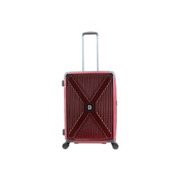 DISCOVERY Koffer "Crossroad", rot, Polyester, Koffer, aus robustem Polycarbonate Material