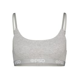 PSD Damen Sport-BH "PSD ATHL GREY MDL SBL", Gr. XL, grau, 47% Modal, 47% Baumwolle, 6% Elasthan, BHs