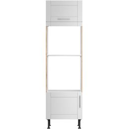 Mikrowellenumbauschrank Optifit, B:60cm H:211,8cm T:58,4cm, grau, Schr&auml;nke, "Ahus", Breite 60 cm