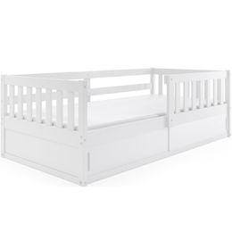 Interbeds Bodenbett, Wei&szlig;, Holz, Kiefer, Rechteckig, 80x160 cm, Kinder- & Jugendzimmer, Kinderm&ouml;bel, Kinderbetten, Kindereinzelbetten
