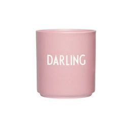Design Letters Becher rosa/pink Porzellan Ma&szlig;e (cm): H: 8,5 &Oslash;: 8 &raquo; H&ouml;ffner