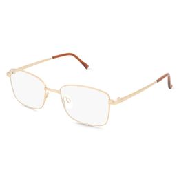 Fielmann MC 640 FA JENNIFER Brille Damen | Fassung: Vollrand, Quadratisch, Gold Gl&auml;nzend