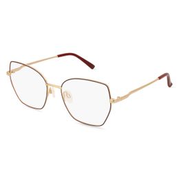 Fielmann BD 596 FA CELESTE Brille Damen | Fassung: Vollrand, Butterfly, Burgunder Gold