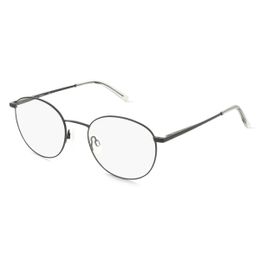 Fielmann BD 611 FLEX CL LEVI Brille Unisex | Fassung: Vollrand, Panto, Schwarz Matt