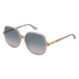 Chlo&eacute; Chlo&eacute; CH0362S | Damen-Sonnenbrille | Fassung: Vollrand, Geometrisch, Acetat, Beige | Glasfarbe: Grau
