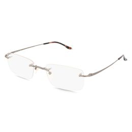Fielmann MC 652 CL TIM Brille Herren | Fassung: Randlos, Quadratisch, Gun Gl&auml;nzend