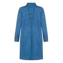 Betty Barclay Damen Hemdblusenkleid "Damen mit Knopfleiste"blau, Gr. 44, Obermaterial: 66% Baumwolle, 20% Polyester, 12% Lyocell, 2% Elasthan, Kleider