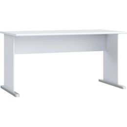 Schreibtisch FORTE, B:144cm H:72cm T:72cm, wei&szlig;, Kinderzimmer, Tische, "Tempra", Breite 144 cm