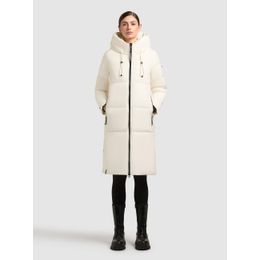 Khujo Damen Steppmantel "JASMINE", wei&szlig;, Gr. S, unifarben, 100% Polyester, M&auml;ntel