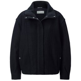 LangerChen Damenblouson Wolle Oversized M Navy