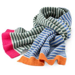 McKernan Woollen Mills Unisex-Strickschal gestreift, Multicolor