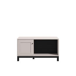 Couchtisch Home Affaire, B:101cm H:54cm T:54,5cm, wei&szlig;, Wohnzimmer, Tische, "Savoia, 100 cm, modernes Design mit viel Stauraum, rechteckig", Zwei
