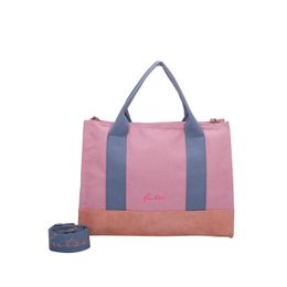 Damen Shopper "Canvas Tote Bag", Fritzi aus Preussen, rosa, 55% Baumwolle, 45% Polyester, unifarben, Taschen, mit abnehmbarem Schulterriemen