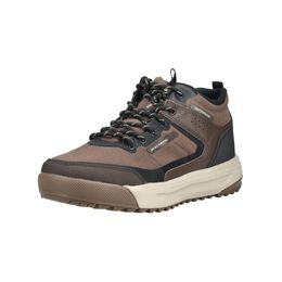 Skechers Herren Sneaker "Skechers Sneaker Leder/Textil", Gr. 42, braun, Leder, Textil, Schuhe