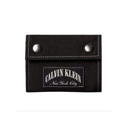Calvin Klein Damen Geldb&ouml;rse "GRAPHIC TRIFOLD WALLET", schwarz, Polyester, Basic, Kleinlederwaren, Unisex Geldbeutel, Portemonnaie mit Logoaufn&auml;her
